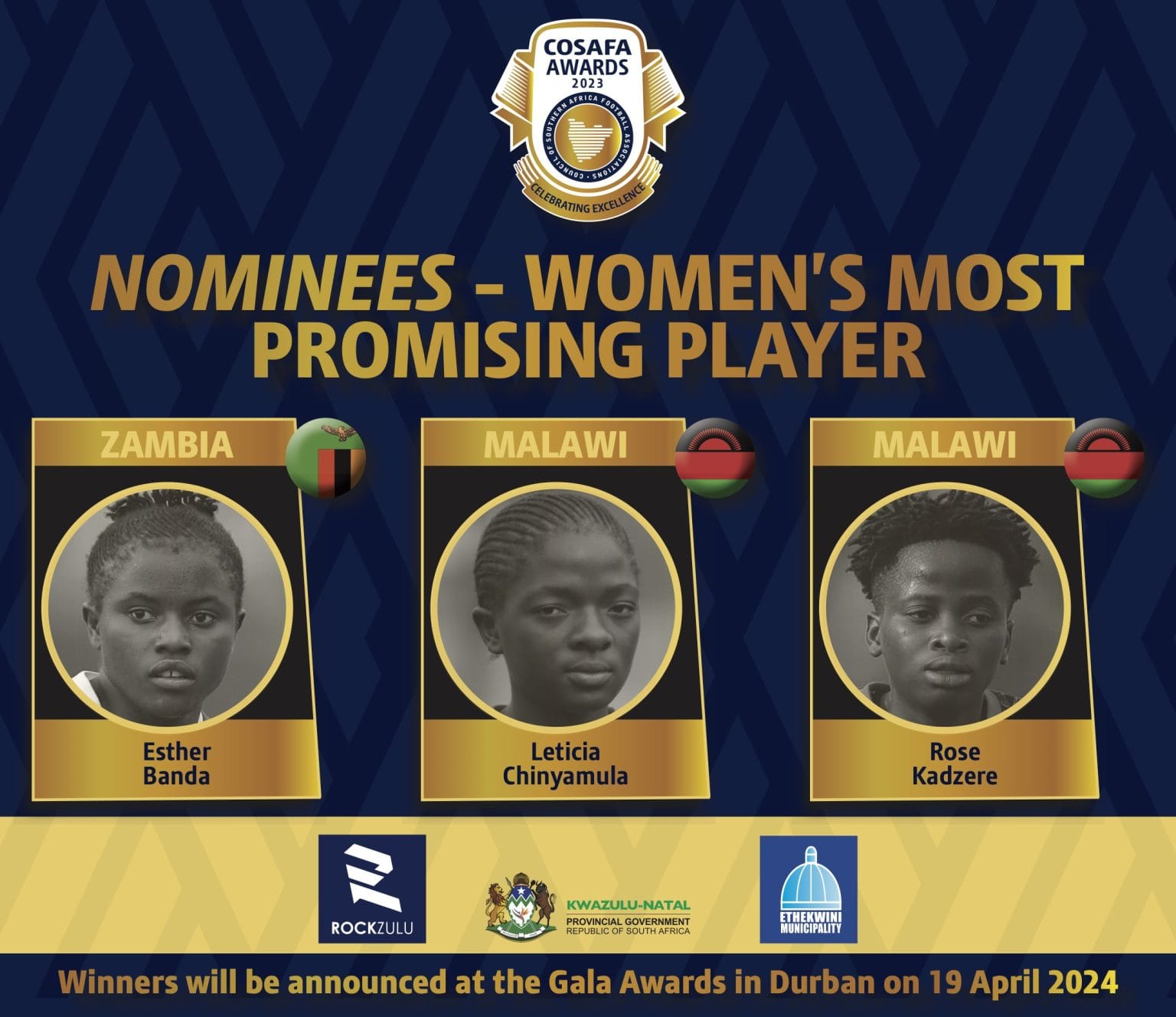 Nominees for COSAFA Women’s Most Promising Player Award unveiled ...